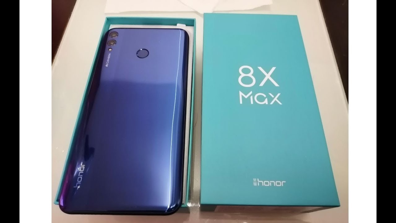 Honor 8X Max Unboxing - YouTube