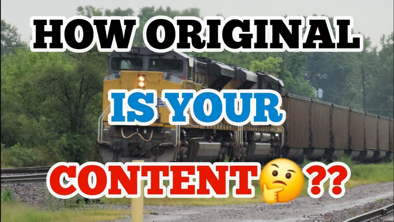 IS YOUR CONTENT A REFLECTION OF YOU AND IS YOUR CONTENT ORIGINAL🤔🤨 ...