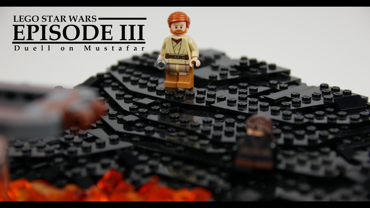 Anakin vs. Obi Wan | Duell on MUSTAFAR Lego Star Wars Moc - YouTube