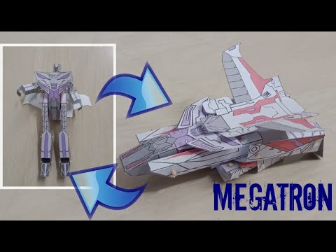 Transformers Megatron| Papercraft - YouTube