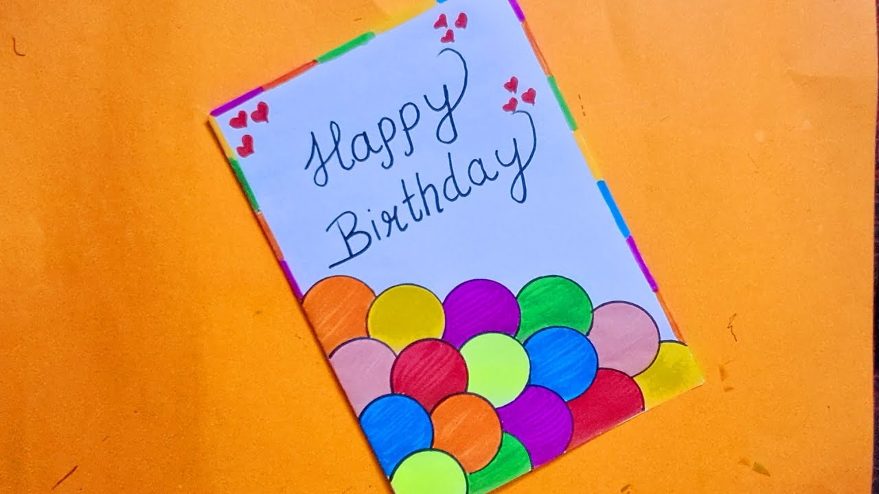 DIY Easy white paper Birthday card 🎂 ll Handmade ll 😱🎁 ll Beautiful ...
