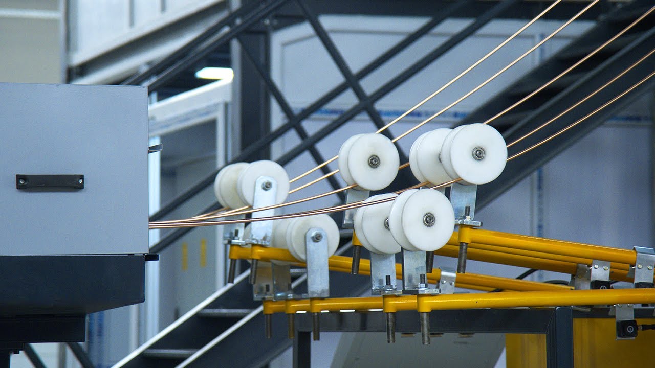 RCIcast ALVES CABLE RCI-10000/8R.8-20 Copper Casting Plant - YouTube