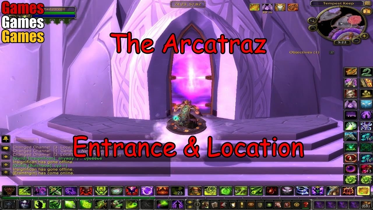 The Arcatraz Entrance & Location World of Warcraft The Burning Crusade ...