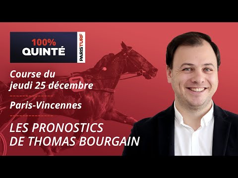 Pronostics Quinté PMU - 100% Quinté du Jeudi 25 décembre à Paris-Vincennes