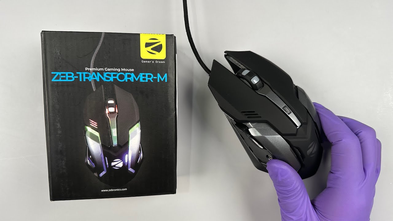 Zebronics Zeb Transformer M Optical USB Gaming Mouse With LED ...