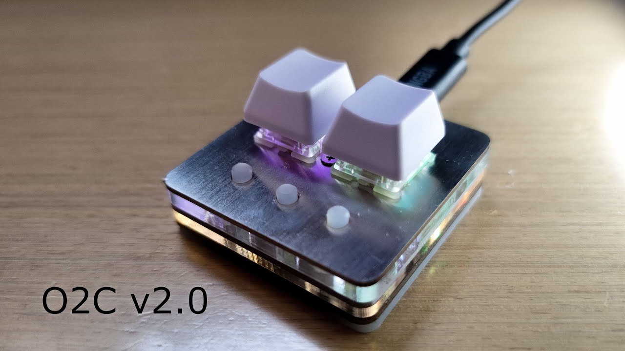 Sayobot O2c v2 0 2keys custom keyboard unboxing and testing(OSU keypad ...