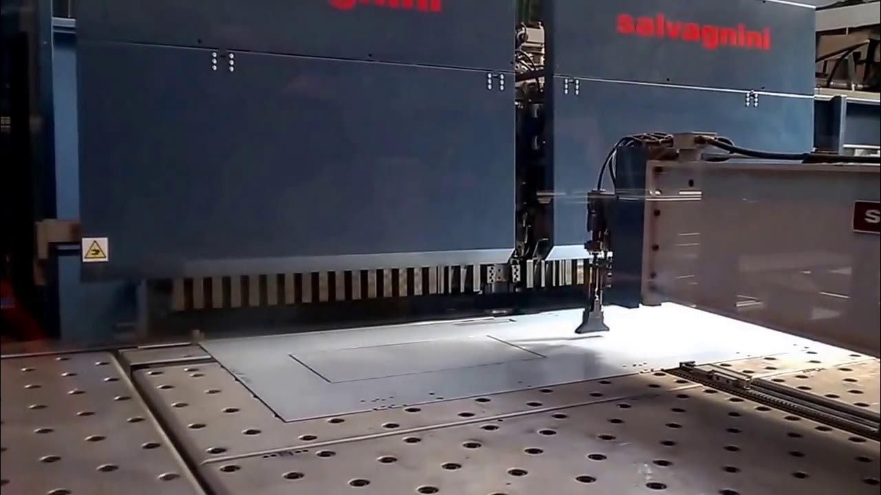 Salvagnini P4-2512 Panelbender - with robot load/unload - YouTube