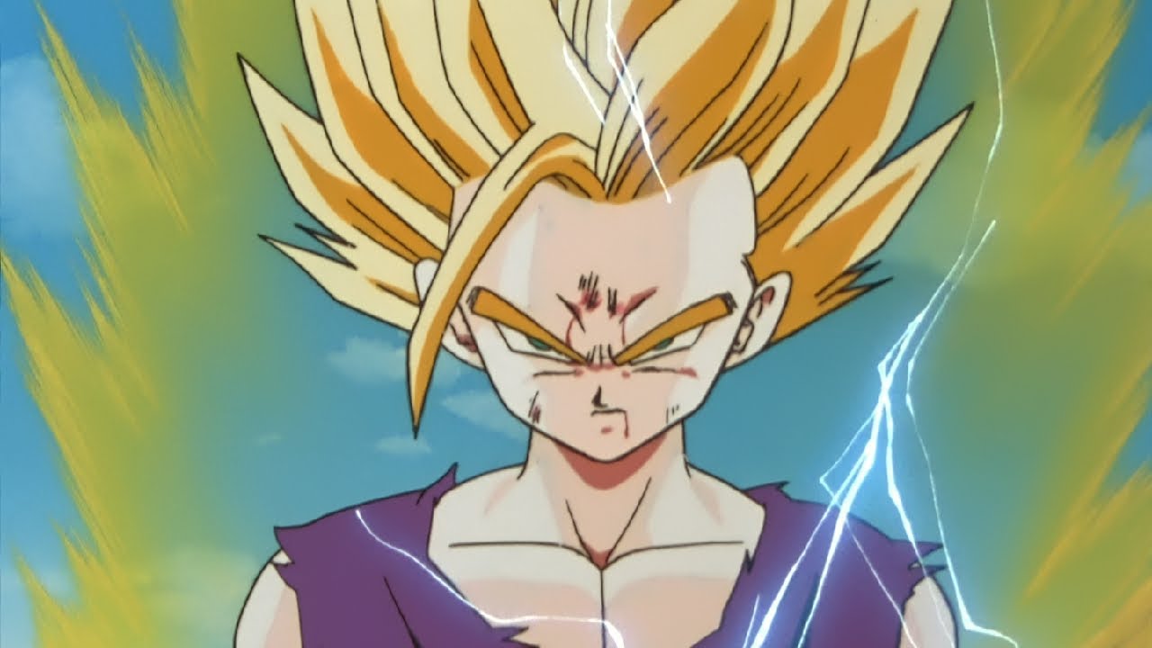 Super Saiyan 2 Gohan with Venom Suit Spider Man's Music - YouTube