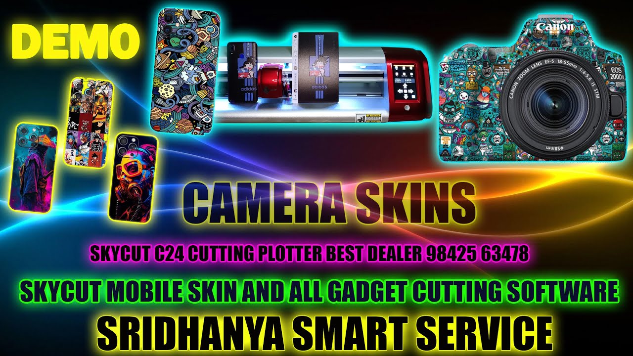 Mobile Skin Cutting Software | Camera Skin | Demo | GADGET - YouTube