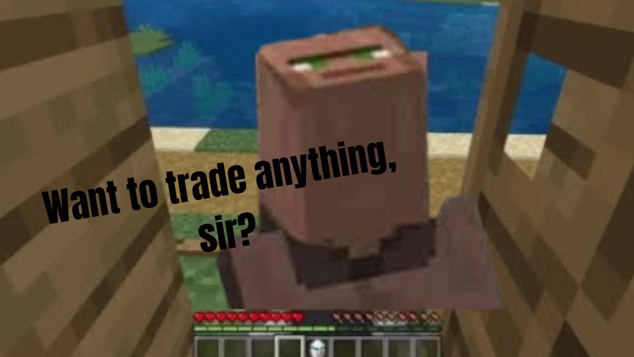 Goofy ah mobs disturbing normal villager??? - YouTube