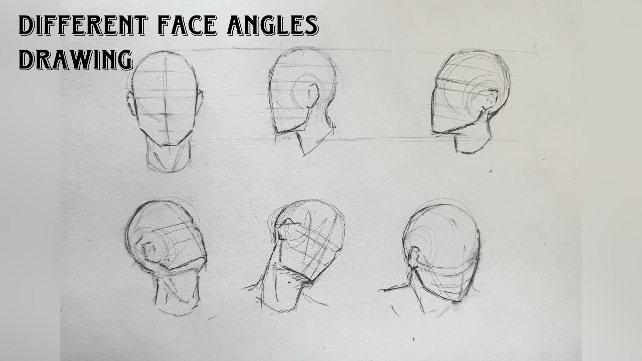Face Angles drawing Tutorial ️ - YouTube