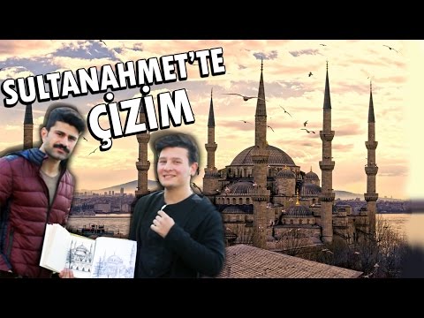 SULTANAHMET'TE ÇİZİM YAPTIK!! - Tarihi Eser Çizimi #1