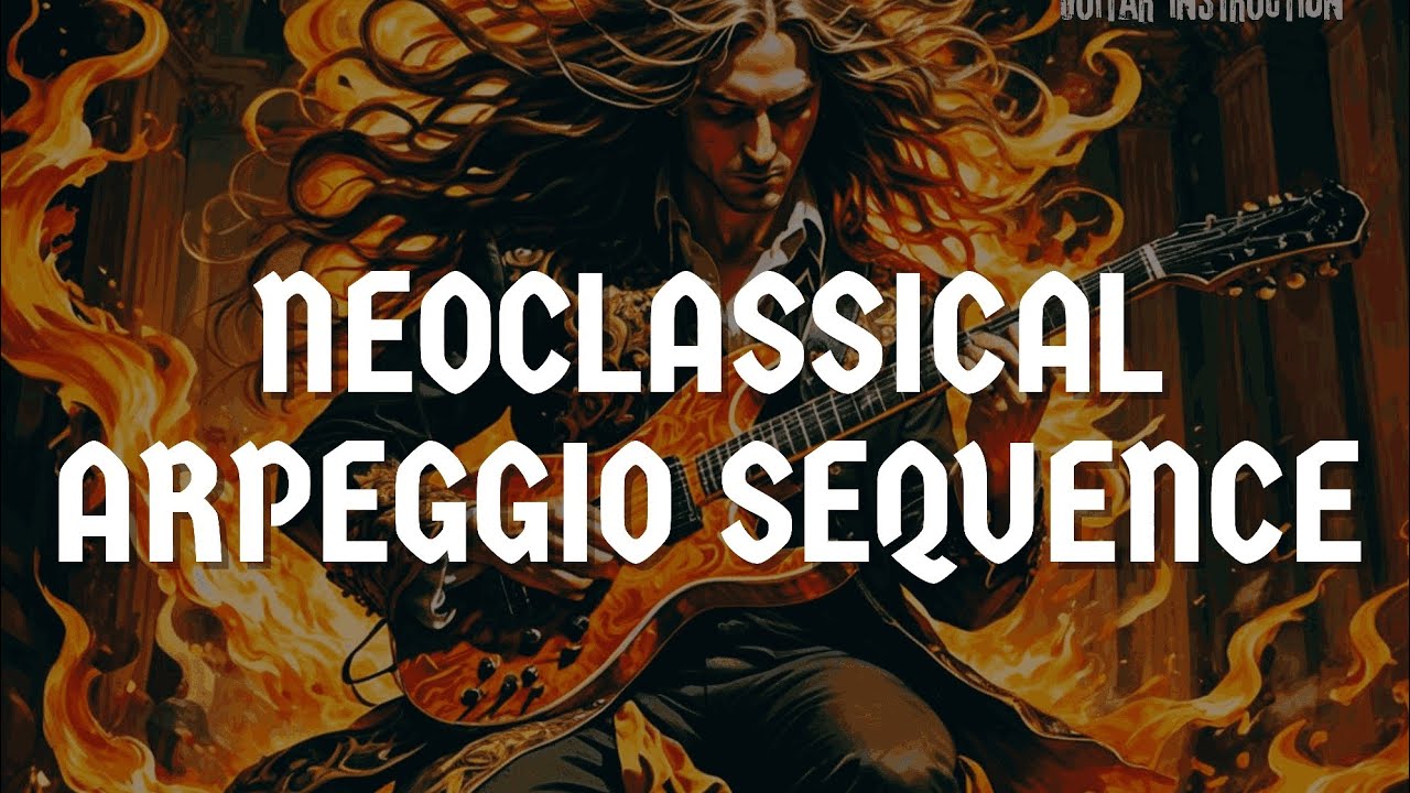 Neoclassical arpeggio shred sequence - YouTube