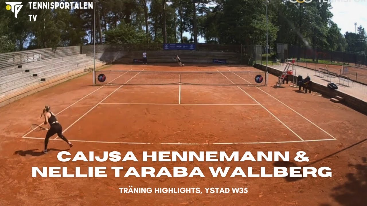 Nellie Taraba Wallberg & Caijsa Hennemann Träning, Ystad W35 - YouTube