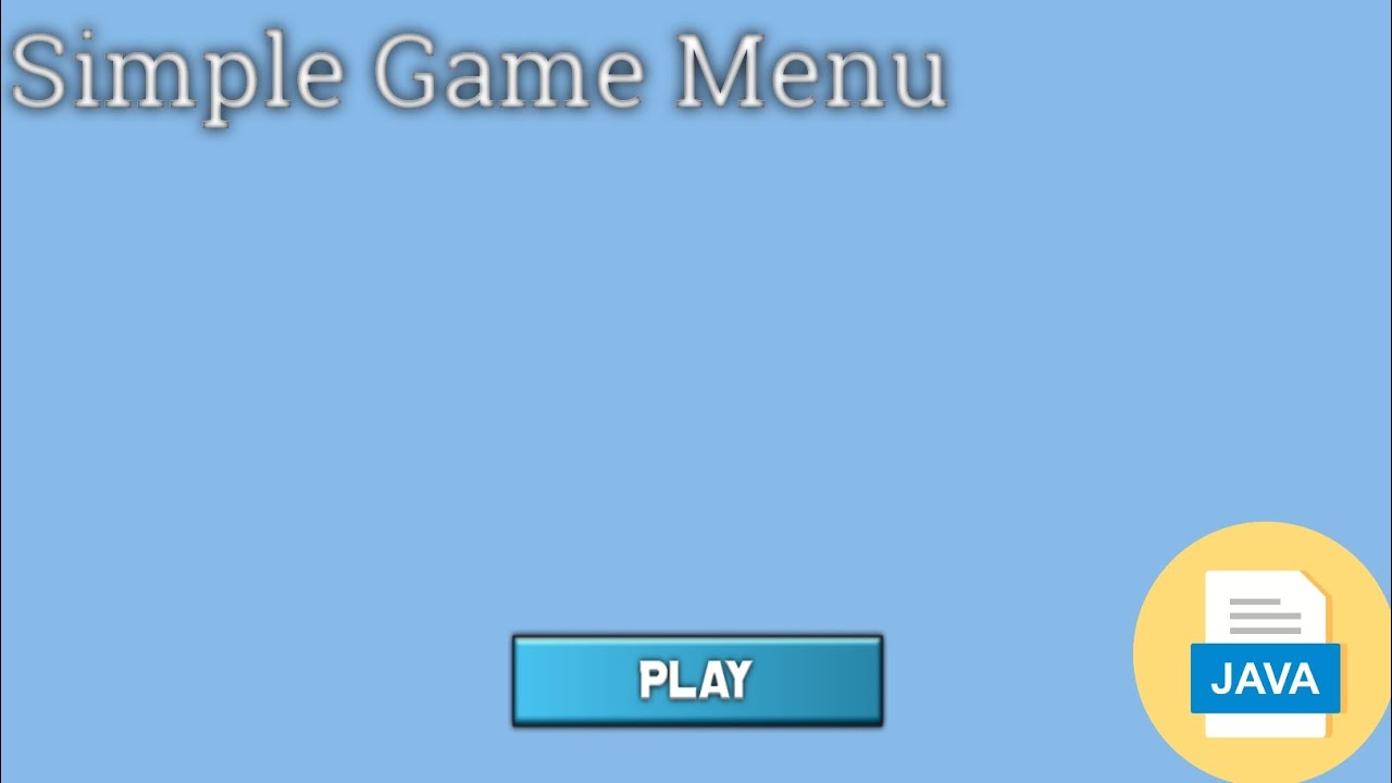 Game Menu Simple [Tutorial itsMagic Engine] - YouTube