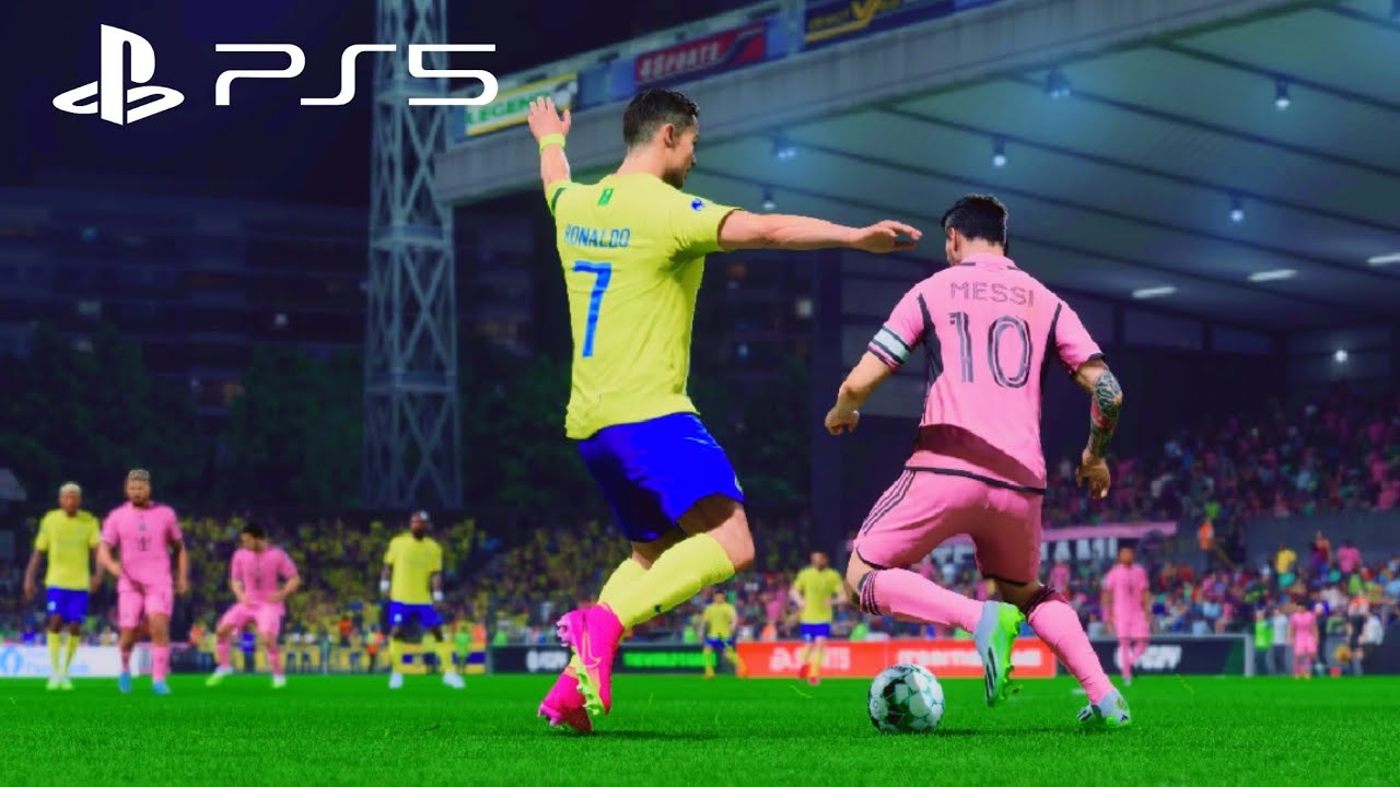 The battle between Ronaldo and Messi in FC24 | PS5) Realistic ULTRA ...