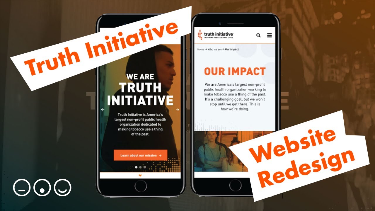 Truth Initiative Web Redesign - YouTube