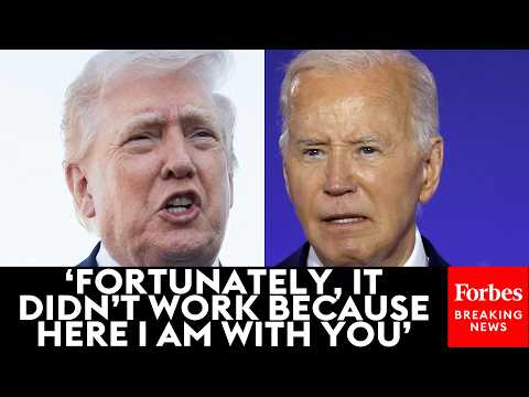 'They've Indicted Me!': Trump Tears Into 'Sleepy Joe Biden... And His Gang Of Thugs'