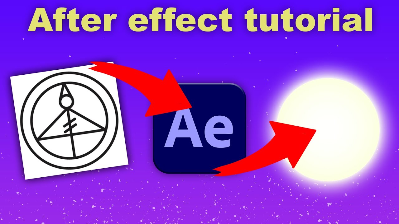 How to make Owl house light glyph in After effect - YouTube