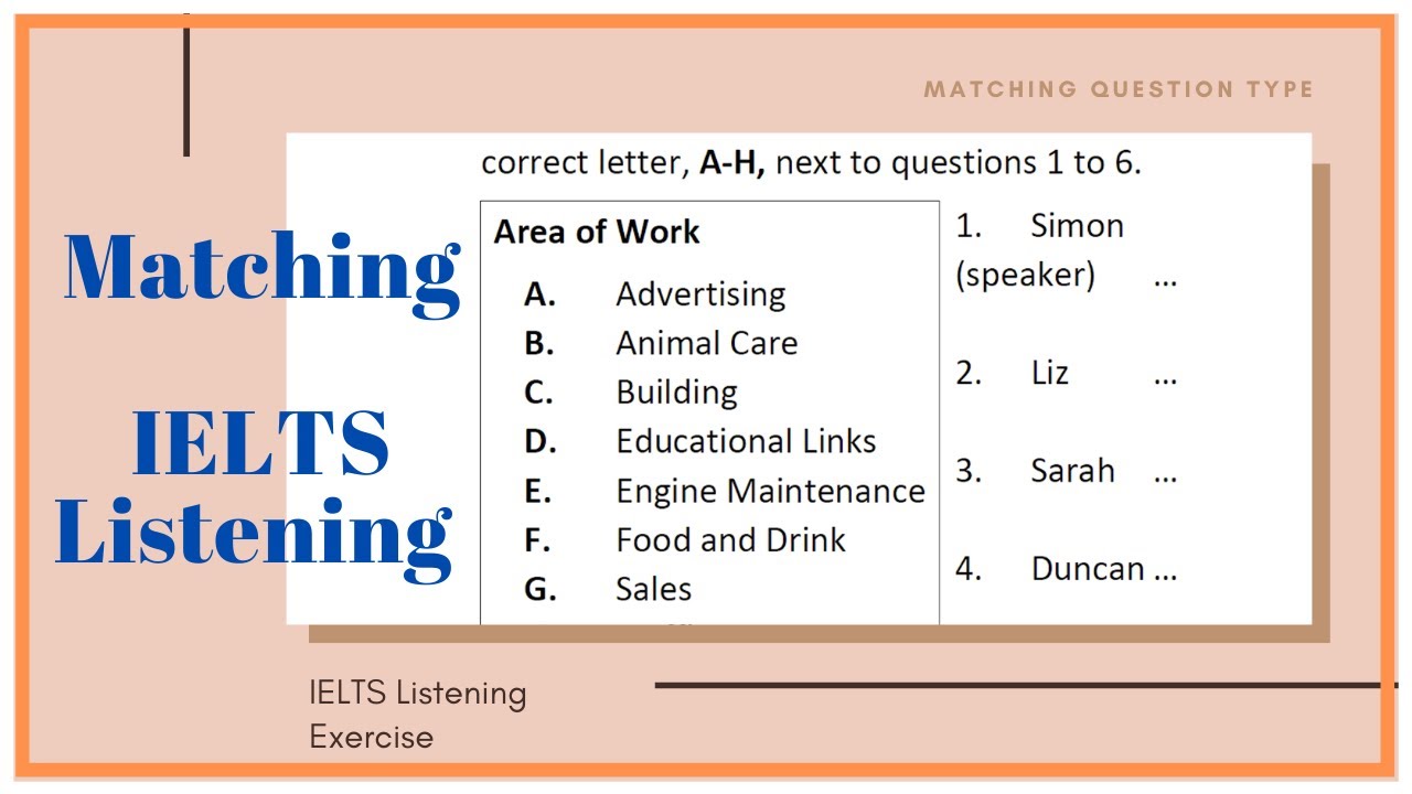 Matching IELTS Listening Test Exercise 01 YouTube matching-ielts-listening-test-exercise-01-youtube