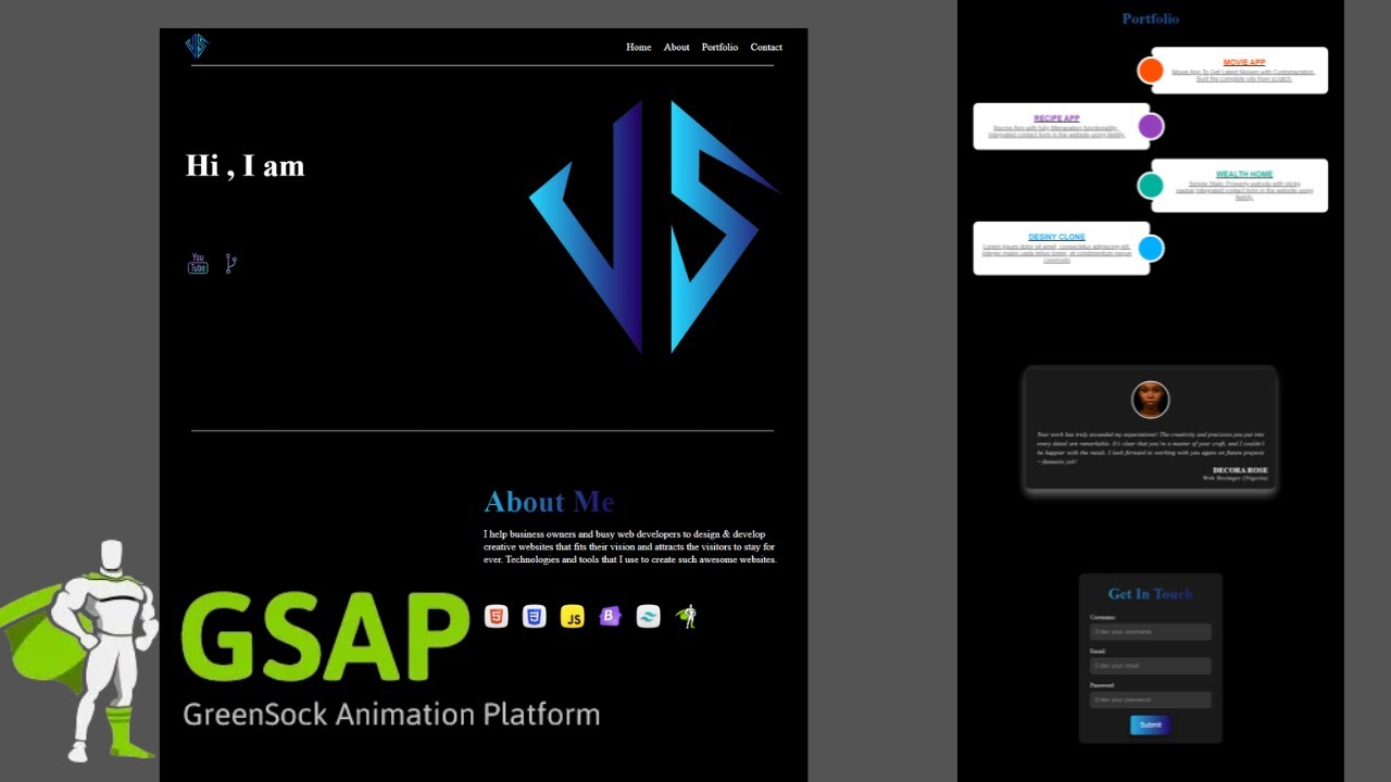 Why Your Portfolio Isn't Getting Noticed and How GSAP Can Fix It - YouTube