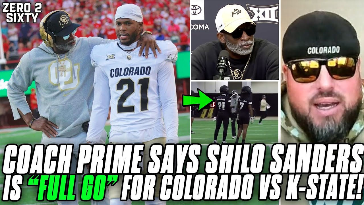 Coach Prime Says Shilo Sanders Is "FULL GO" For Colorado vs. Kansas ...