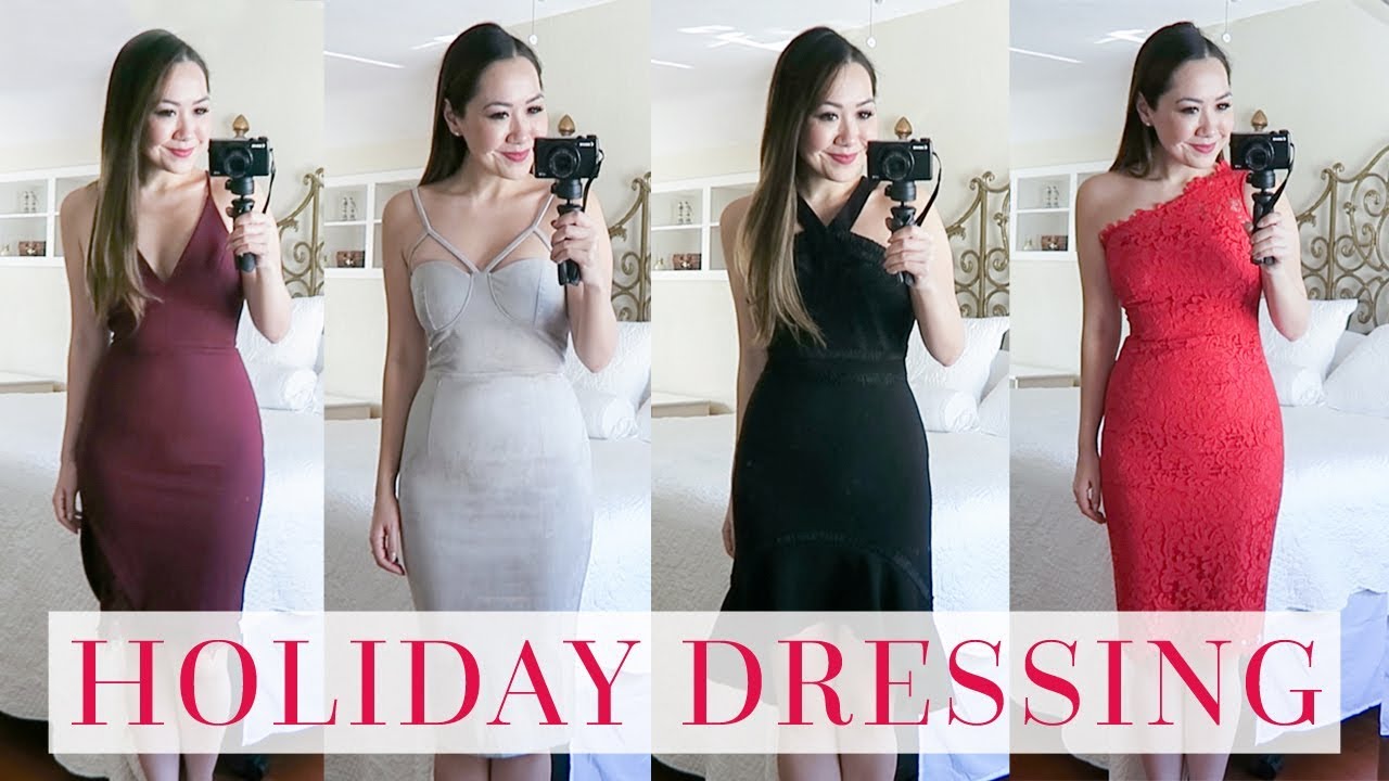 HELP ME SHOP! PARTY READY HOLIDAY DRESSES - YouTube