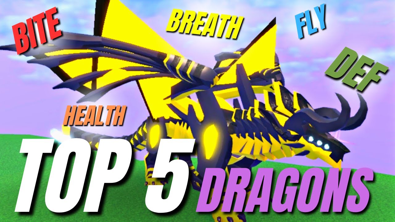 TOP 5 Dragons - Bite/Breath attack, Health, Defense, Fly speed in ...
