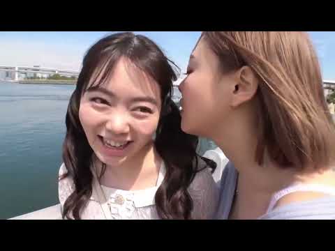 Hot Japanese Lesbian Kissing Out Door  Bold Lesbians