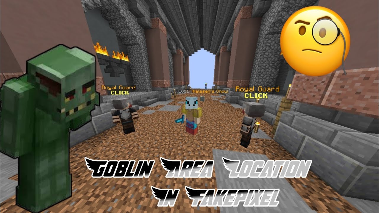 Goblin Area Location In Fakepixel || Best Hypixel Copy || #pojavalauncher #youtube - YouTube