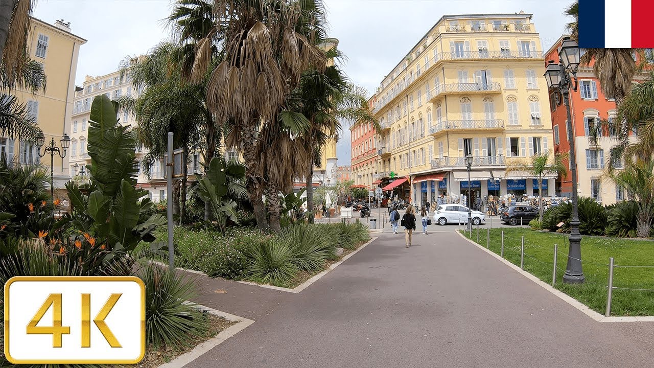 City Center walk in Nice, France (French Riviera/Côte d'Azur) | Spring ...