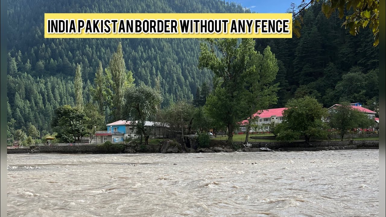 India-Pakistan border no fencing, no army 😨| how i entered pok|Neelum ...
