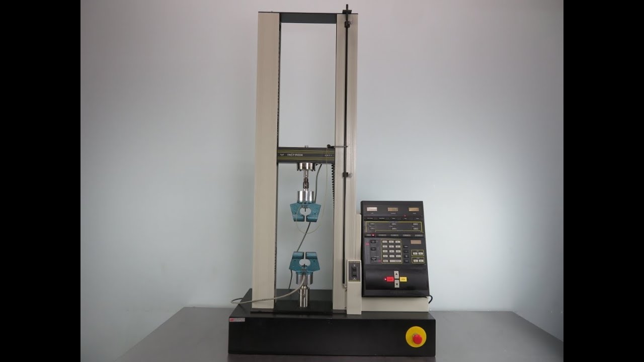 Instron 4411 Tensile Strength Tester - YouTube