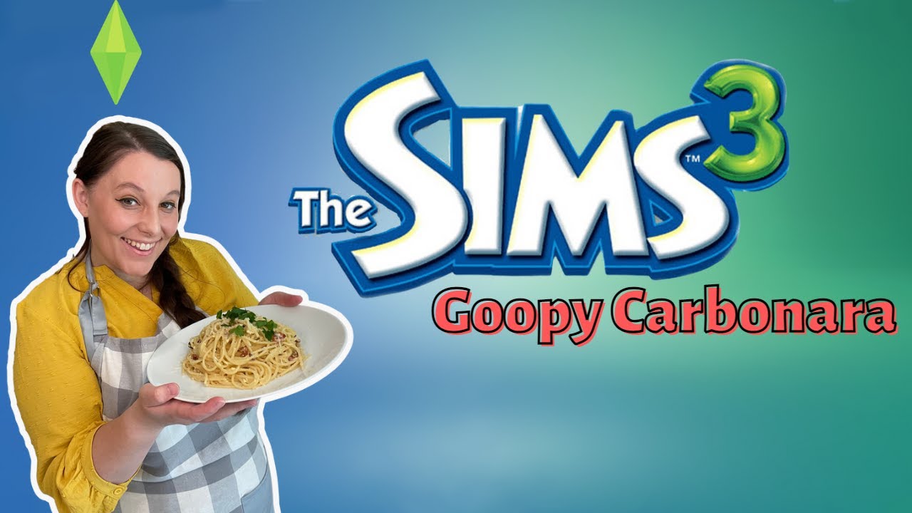 Cooking A Sims 3 Classic: GOOPY CARBONARA!! - YouTube