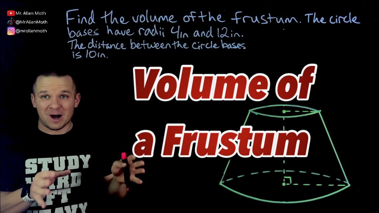 Volume of a Frustum - YouTube
