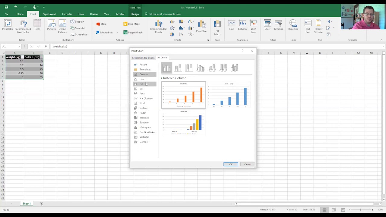 Mr. Wonderful - Excel Document Demonstration - YouTube