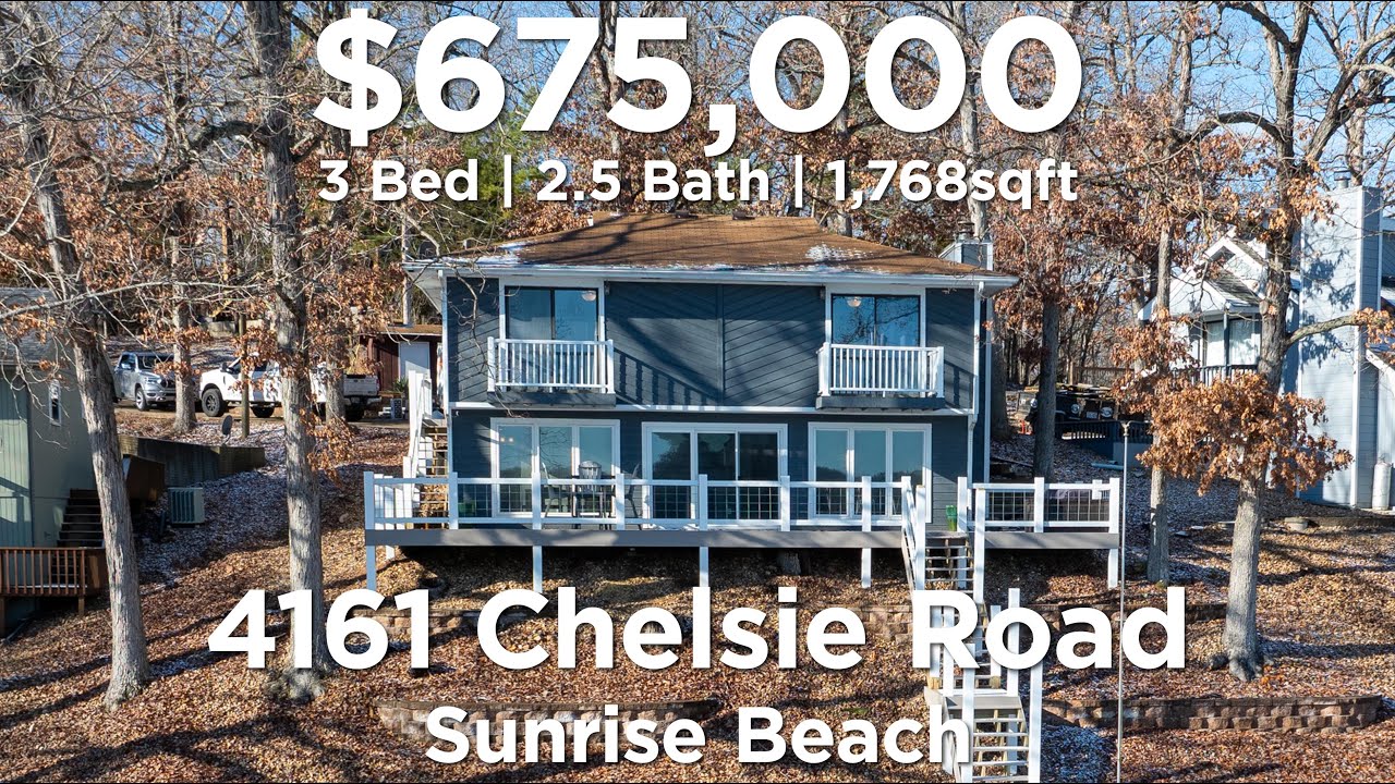4161 Chelsie Road, Sunrise Beach, Missouri 65079 - YouTube