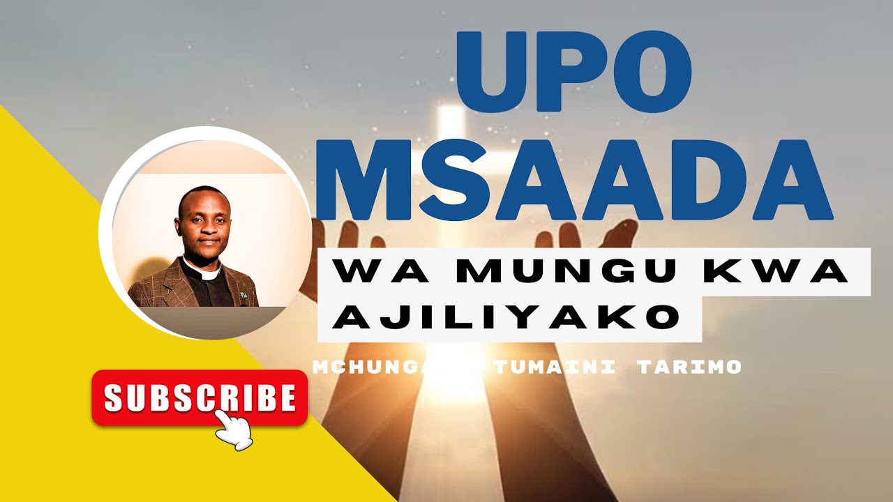 UKOMSAADA WA MUNGU KWA AJILI YAKO // MCHG.TUMAINI TARIMO - YouTube