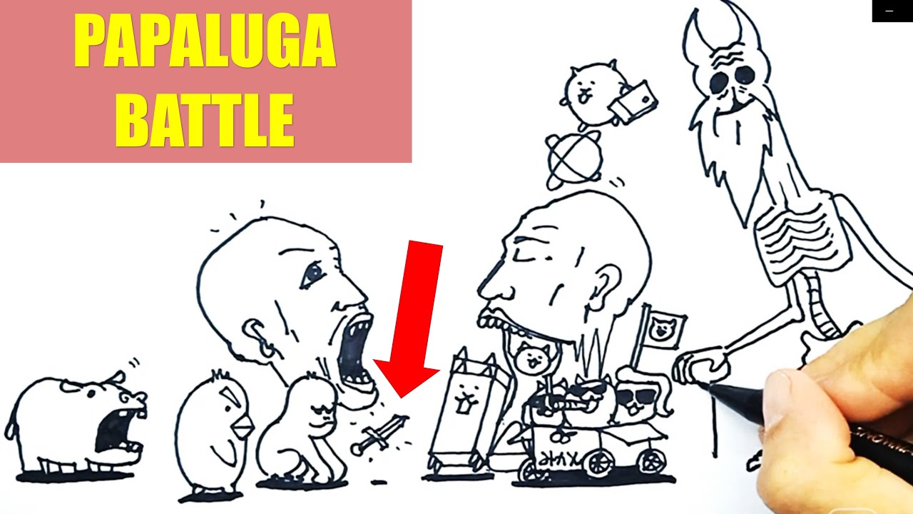 PAPALUGA BATTLE IN THE MOON, BATTLE CATS (3) - YouTube