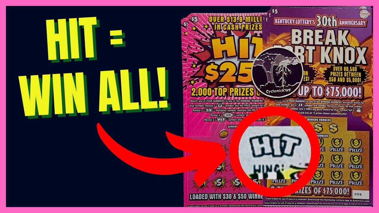 Hit for Win All! 💰 Break Fort Knox & Hit $250 Kentucky Lottery Tickets ...