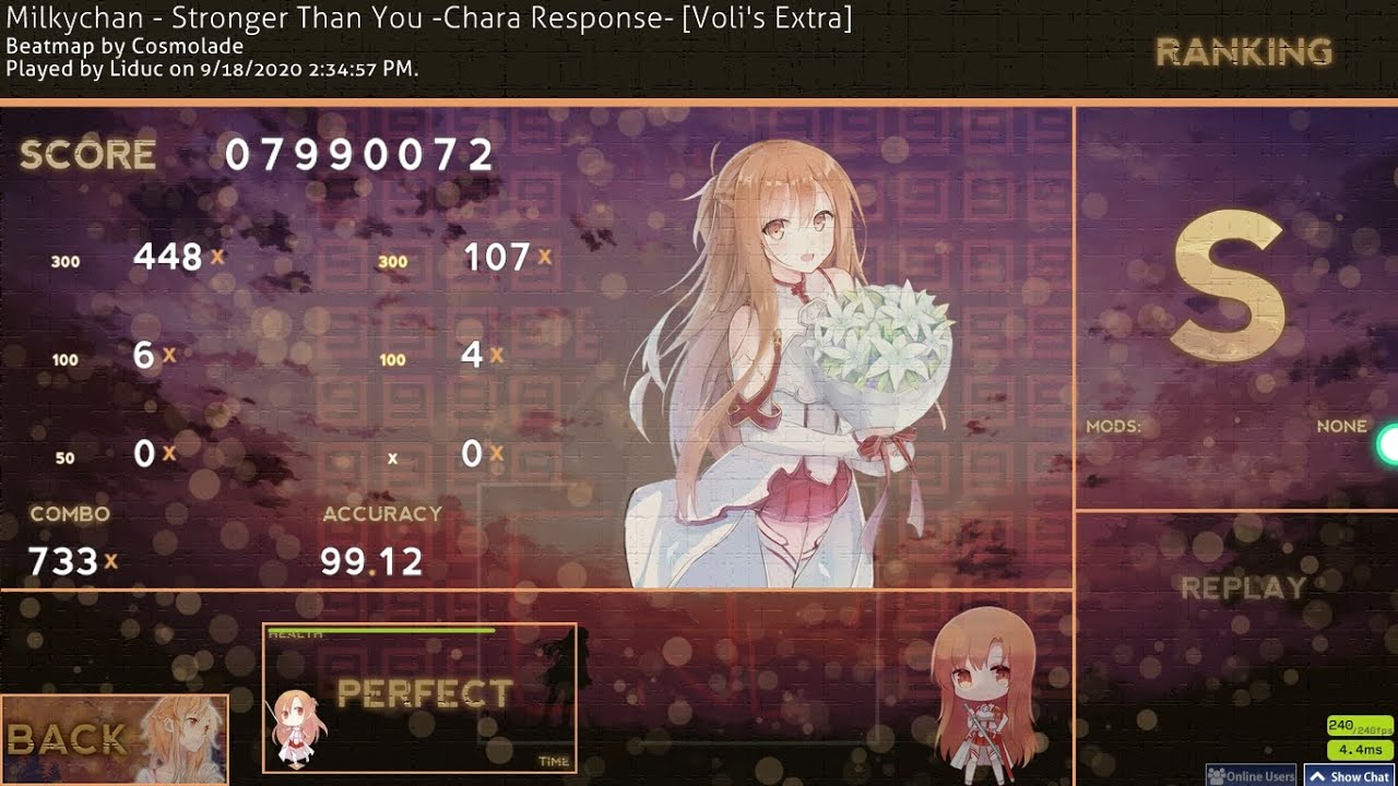 Osu! I Stronger Than You -Chara Response- I (Voli's Extra) - YouTube Music