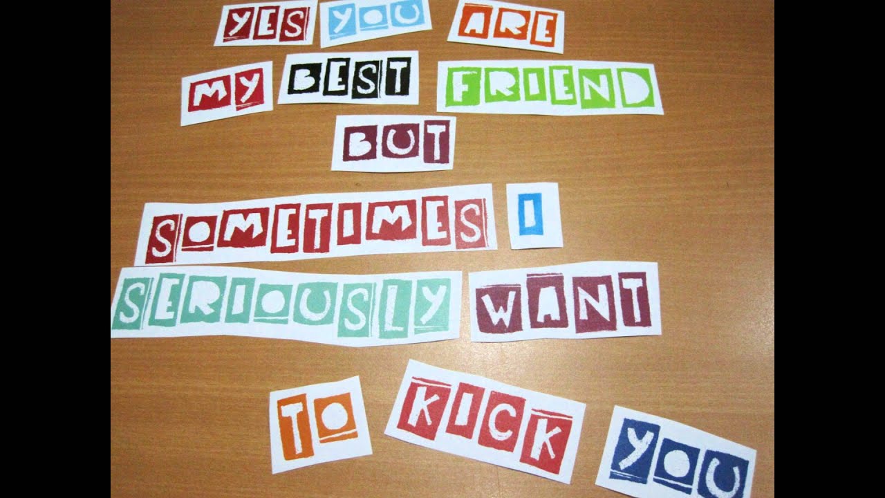 Friendship (Stop Motion) - YouTube