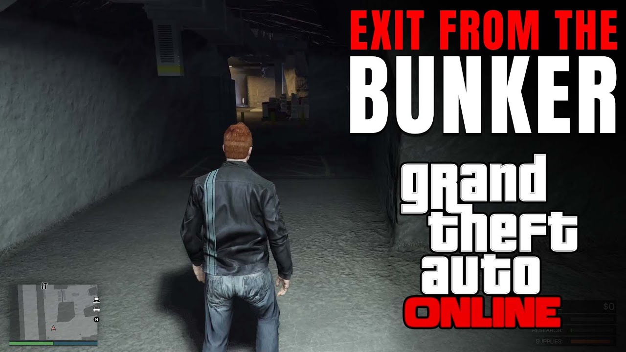 GTA 5 Online Exit from the Bunker - YouTube