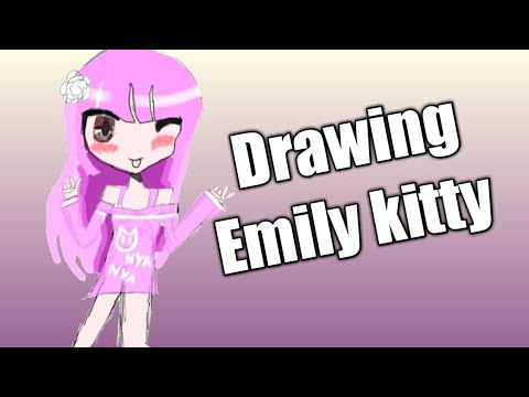 Speed draw of Emily kitty - YouTube