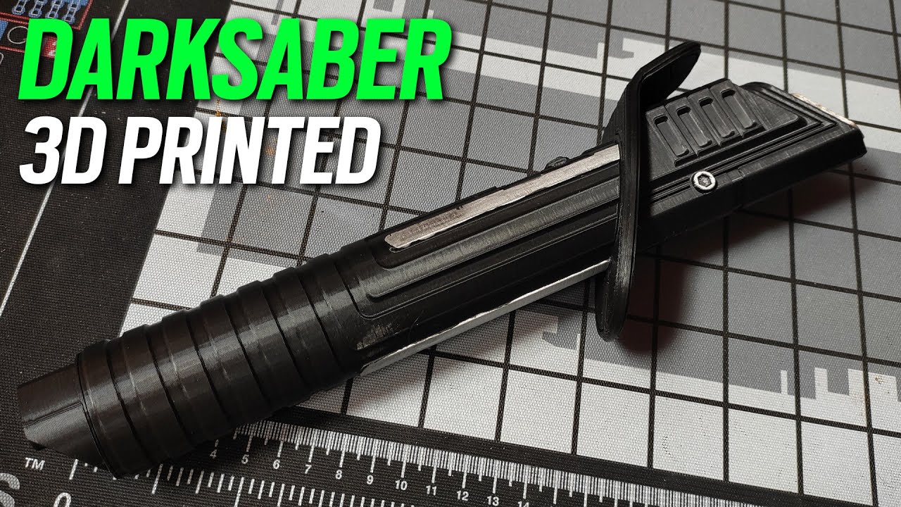 Darksaber - 3D Print - Star Wars - The Mandalorian - May the 4th Be ...