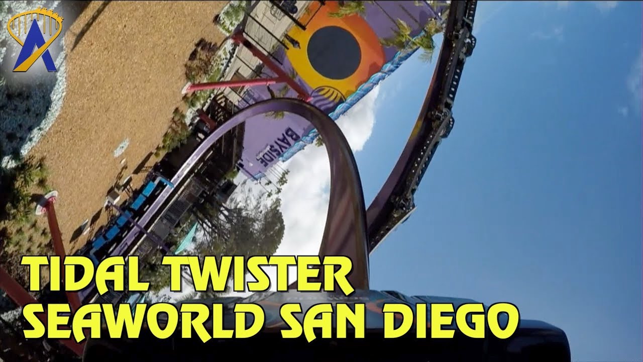 Tidal Twister POV and Rider Cam at SeaWorld San Diego - YouTube
