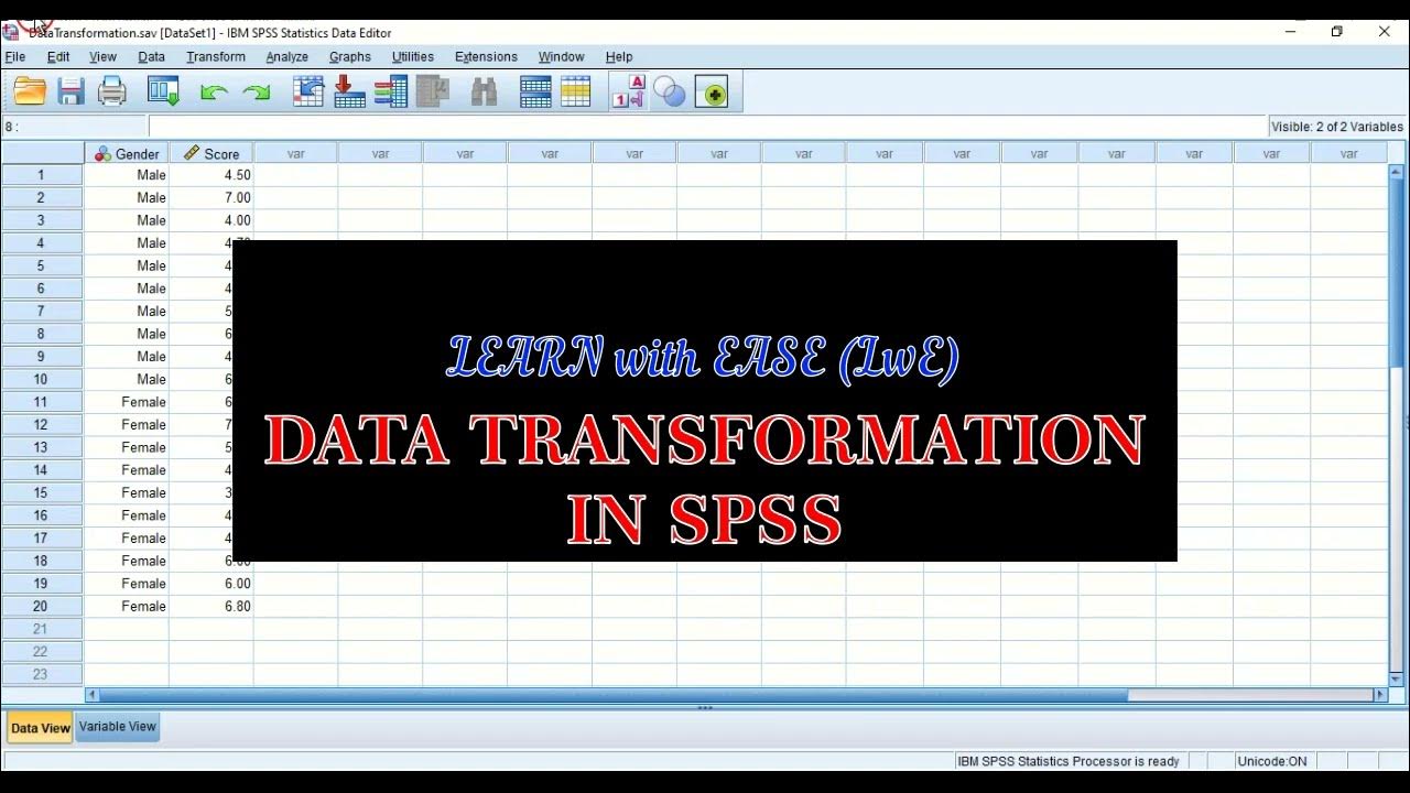 Data Transformation Youtube