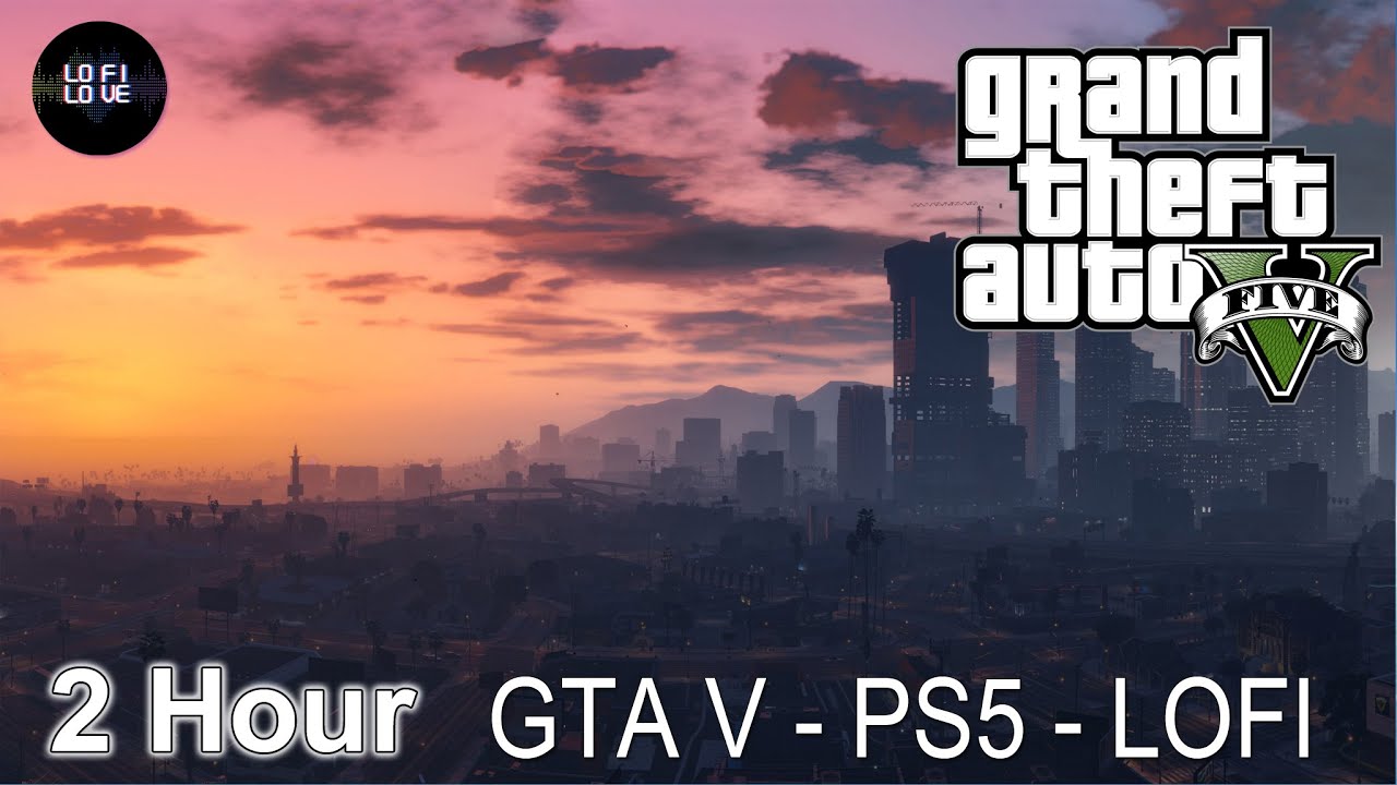 GTA V Animated Wallpaper LOFI Music COMPILATION - YouTube