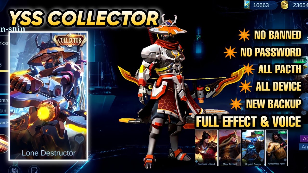 Script Skin Yss Collector • full effect voice • no password • pacth ...