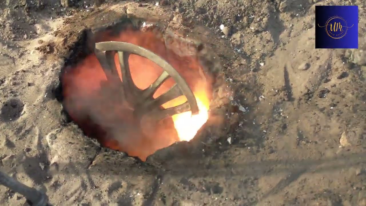 Melting Aluminum Rims/Melted whEel rim/How much aluminium wheels ...